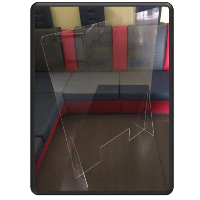 Protective acrylic screen | Protect your customers | Gamma fittings